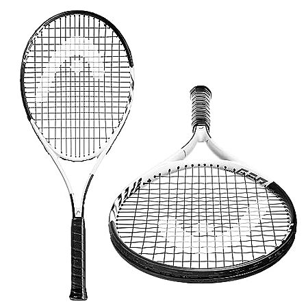 HEAD Geo Speed Adult Tennis Racket - Pre-Strung Light Balance 27.5 Inch ...