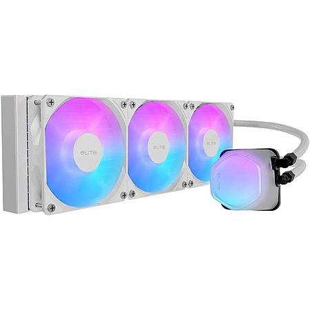 COOLER MASTER 360 Elite 3-Fan AIO CPU Liquid Cooler (Black or White ...