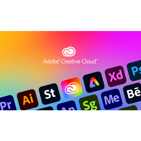 1-Yr Adobe Creative Cloud All Apps 100GB Plan Subscription - 50% Off