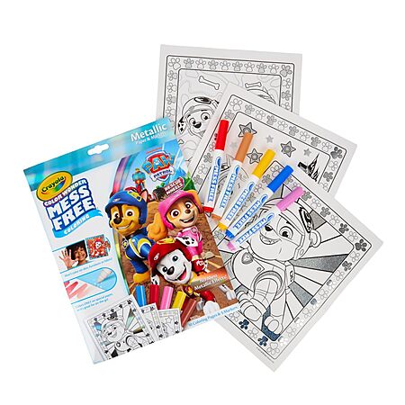 Crayola PAW Patrol Color Wonder Mess Free Coloring Set, Metallic ...