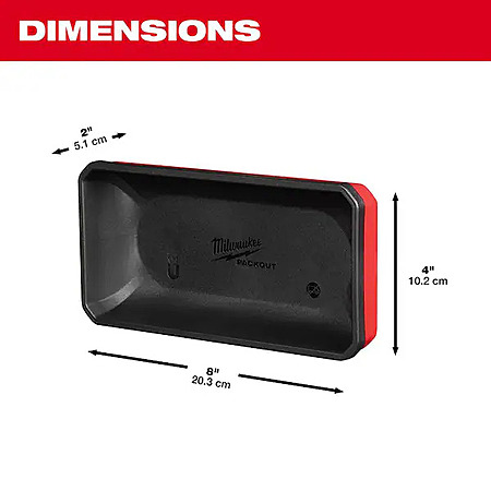 Milwaukee PACKOUT Large Magnetic Bin Tool Holder 3 for $20.91 (Buy 3 or ...