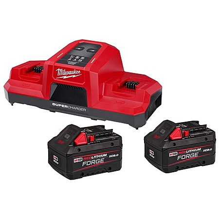 Milwaukee M18 18V Lithium-Ion REDLITHIUM FORGE 8.0 Ah Battery (2-Pack ...