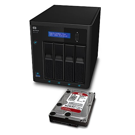 WD 24TB My Cloud EX4100 Expert Series 4-Bay Network Attached Storage ...