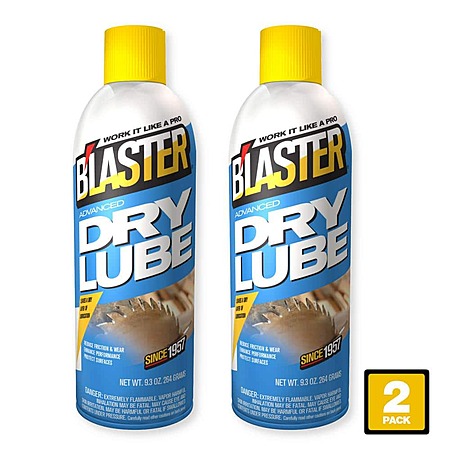 2-Pack 9.3-Oz Blaster Advanced Dry Lube Spray Lubricant - 2026-02-08