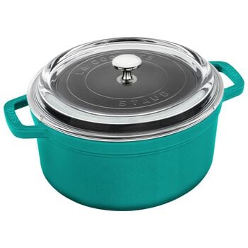 Zwilling Warehouse Sale: 4-Qt Staub Cast Iron Cocotte w/ Glass Lid (3 ...