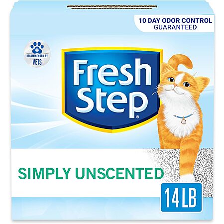 14-lbs Fresh Step Clumping Cat Litter (Simply Unscented) - 2024-12-13
