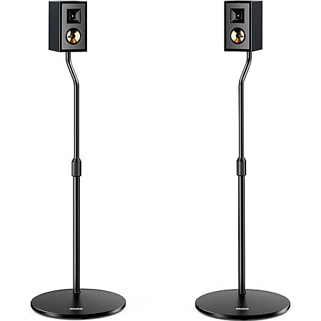 Prime Members: Perlegear Height-Adjustable Universal Speaker Stands ...