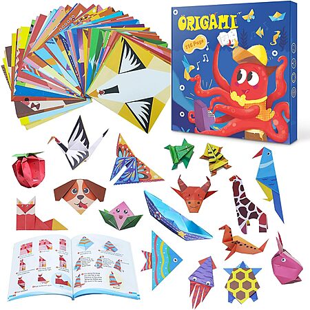 Nischa Origami Kits w/ Patterns & Instructions: 212-sheets $11.20, 108 ...