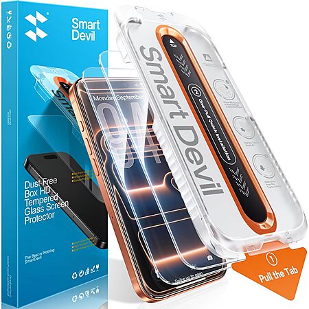 2-Pack Smartdevil HD iPhone 17 Series Tempered Glass Screen Protectors - 2025-10-17