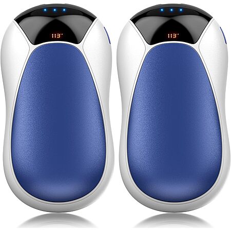2-pk JIJ Rechargeable Magnetic Hand Warmers (Blue) - 2026-01-23