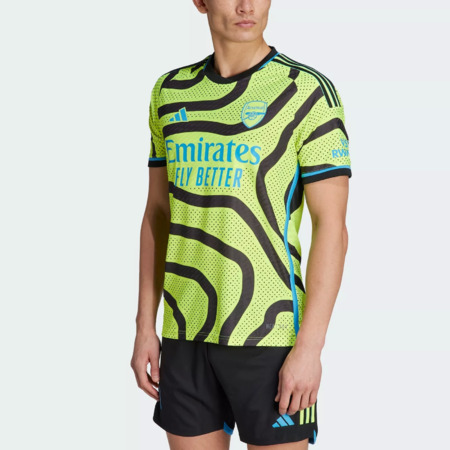 adidas Men's Arsenal 23/24 Away Authentic Jersey (Yellow) - 2024-11-15