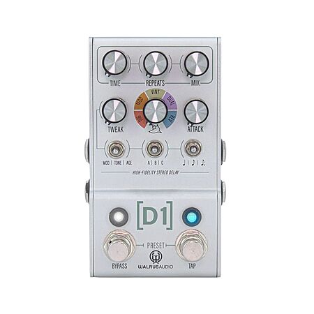 Walrus Audio MAKO Series D1 High-Fidelity Delay V2 Guitar Effects Pedal ...