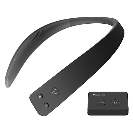 Panasonic WN10 Wireless Wearable Neck Speaker w/ Built-In Microphone ...