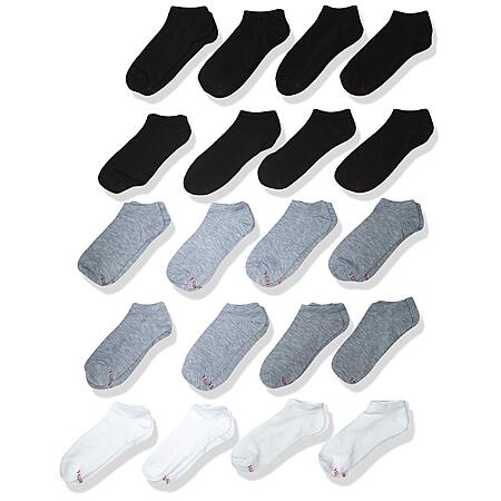 20-Pairs Hanes Boys' No Show Ankle Socks Multi-Pack (Assorted) $9.99 ...