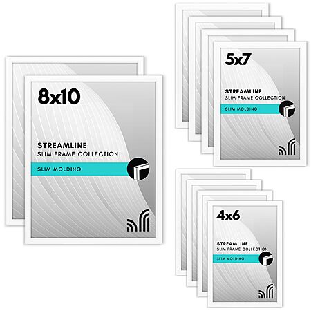 Prime Members: 10-Pack Americanflat Gallery Wall Picture Frame Set w ...