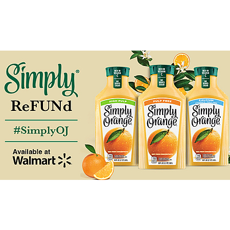 Free Simply Orange Juice Refund from Ripple Street (Only via Ripple ...