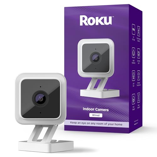 Lightning Deal: $9.99: Roku Wired Indoor Security Camera with 1080p HD ...