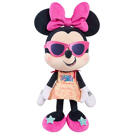 $5.99 (Prime Members): Disney Street Beach Large Plush Minnie Mouse, 19 ...