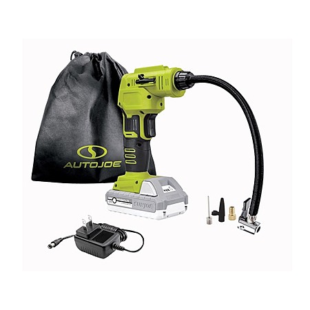 $25: Auto Joe 24V IONMAX Cordless Air Compressor Kit w/ 2.0-Ah Battery ...