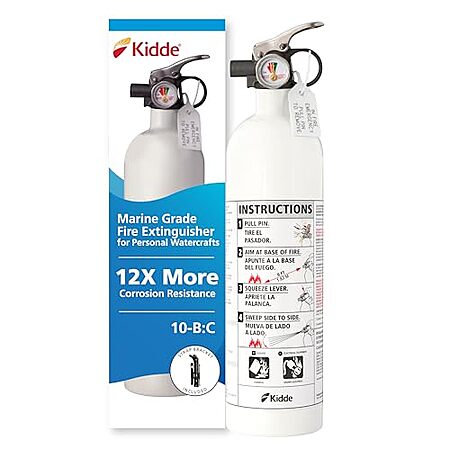 $18.98: Kidde Mariner PWC Marine Fire Extinguisher for Boats, 5-B:C, 3. ...