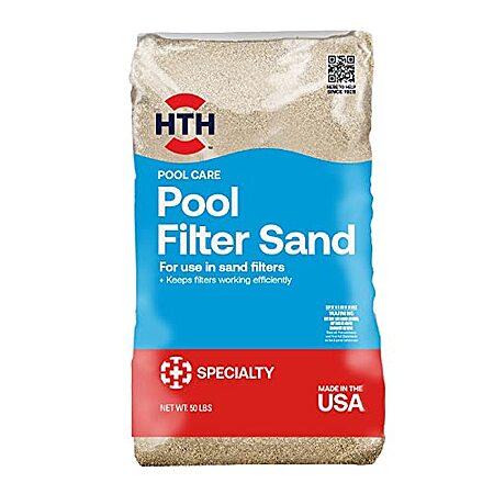 $13.59: 50-Lb HTH Swimming Pool Care Pool Filter Sand (67120) at Amazon