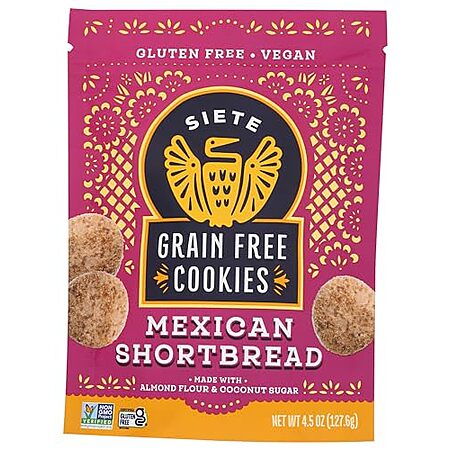 $1.90: 4.5-Oz Siete Grain Free Mexican Shortbread Cookies at Amazon ...