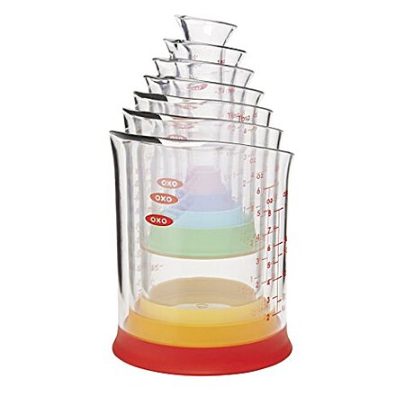 $11: 7-Piece OXO Good Grips Nesting Measuring Beaker Set at Amazon