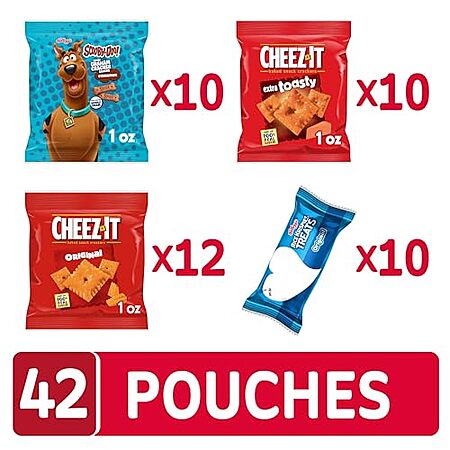 Prime Members: [S&S] $13.96: 42-Pack 1-Oz Cheez-It Kellogg’s On-the-Go ...