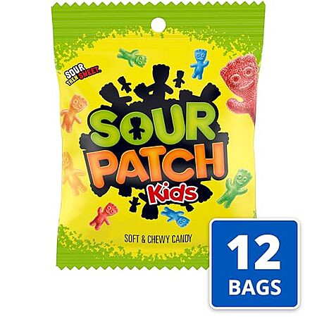 Prime Members: 12-Pack 3.6-Oz Sour Patch Kids Original Soft & Chewy ...
