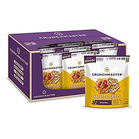 Amazon Resale: 12-Pack 4-Oz Crunchmaster Multi-Seed Rice Crackers ...