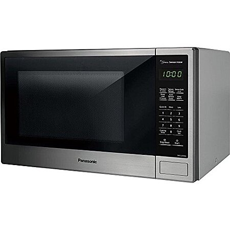 $109.99: 1.3-Cu. Ft Panasonic Microwave Oven (Stainless Steel/Silver ...