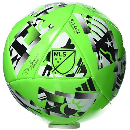 adidas MLS Soccer Ball: White/Red/Blue (Size 3) $11, Solar Green (Size ...