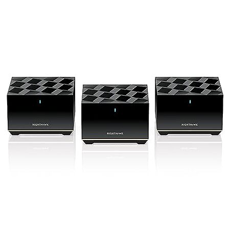 $210.56: 3-Pack NETGEAR Nighthawk Tri-Band Whole Home Mesh WiFi 6E ...