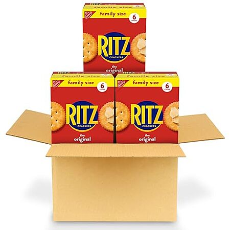 [S&S] $6.51*: 3-Pk 20.5-Oz Family Size Ritz Original Crackers at Amazon ...