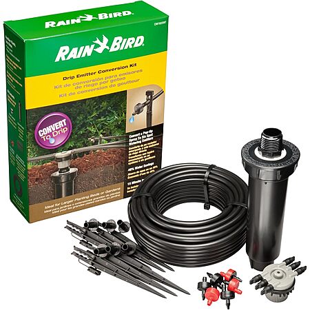 $16.86: Rain Bird Drip Irrigation Sprinkler Conversion Kit, 1800 Series ...