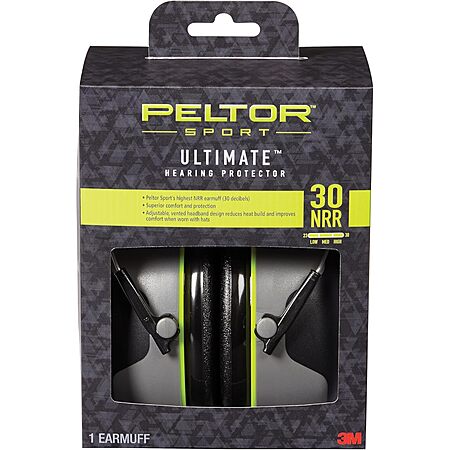 $20.89*: 3M Peltor Sport Ultimate Hearing Protector w/ 30 dB Noise ...