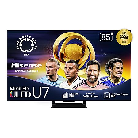 $1399.99: 85″ Hisense U7 Mini-LED ULED 4K UHD Google Smart TV (85U75QG, 2025 Model) at Amazon ...