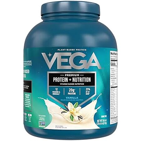 [S&S] $22.38: 2.3-lb Vega Protein + Nutrition Plant-Based Pea Protein ...