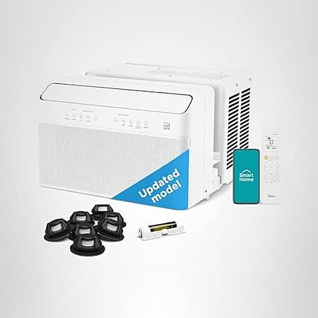 $175.94: Used - Like New: Midea 8,000 BTU U-Shaped AC Window Air ...