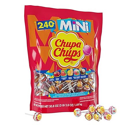 [S&S] $10.07: 240-Count Chupa Chups Mini Candy Lollipops (7 Assorted ...