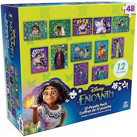 $4*: 12-Pack 48-Piece Spin Master Games: Encanto Disney Puzzles at ...