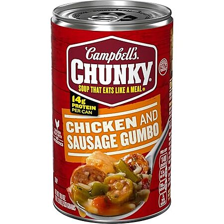 [S&S] $1.42: 18.8-Oz Campbell's Chunky Soup (Chicken and Sausage Gumbo ...
