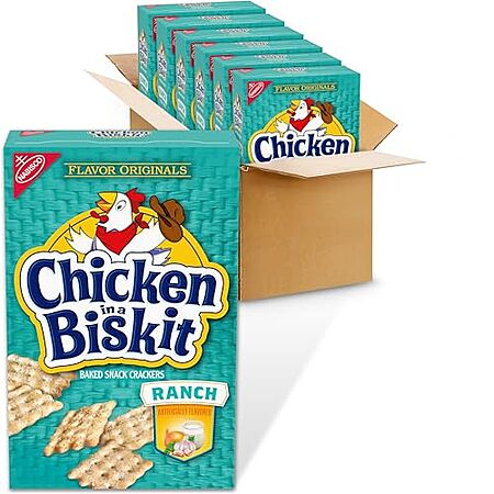 [S&S] $12.35*: 6-ct 7.5-oz Chicken in a Biskit Ranch Baked Snack ...