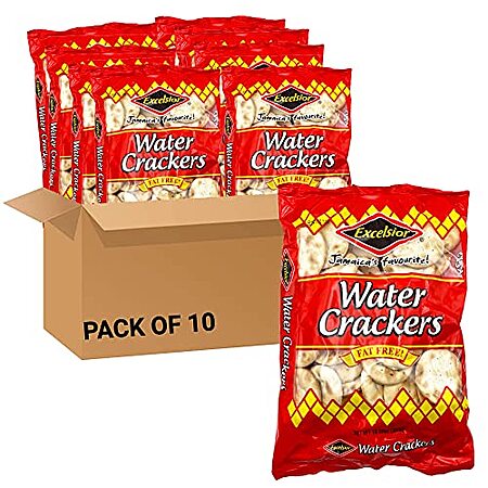 [S&S] $19.74: 10-Pack 10.58-Oz EXCELSIOR Water Crackers Genuine ...