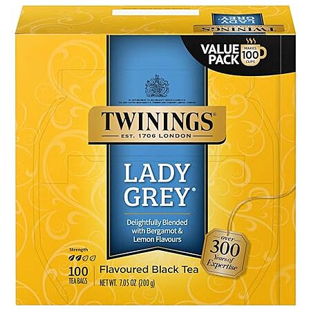 [S&S, AC] $8.02* | 100-Count Twinings Individually Wrapped Lady Grey ...