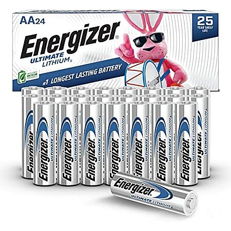 24-Count Energizer Ultimate Lithium AA Batteries - 2026-01-18