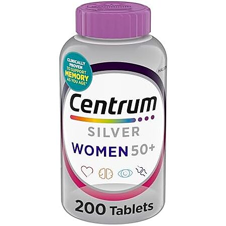 [S&S, AC] $8.09 | 200-Count Centrum Silver Women's 50+ Multivitamin ...
