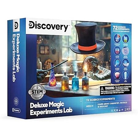 $10.94* | Discovery Magic Science Lab Toy for Kids w/ 72 STEM ...