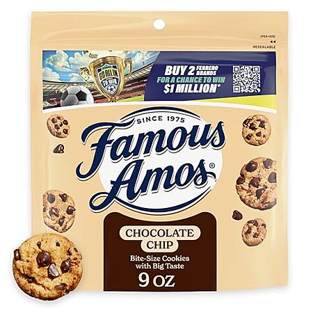 [SnS, AC] $6.35* | 3 × 9-oz Famous Amos Classic Chocolate Chip Cookies ...