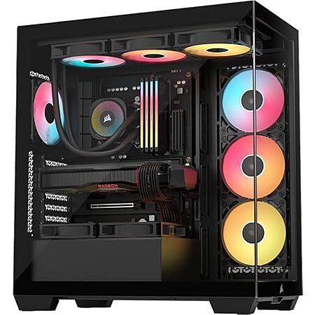 $79.99* | CORSAIR 3500X RS-R ARGB Mid-Tower PC Case w/ 3x RS120-R ARGB ...